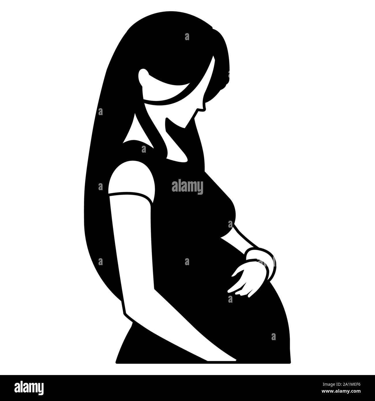 Pregnant woman design, Mother family love pregnancy maternity expecting ...