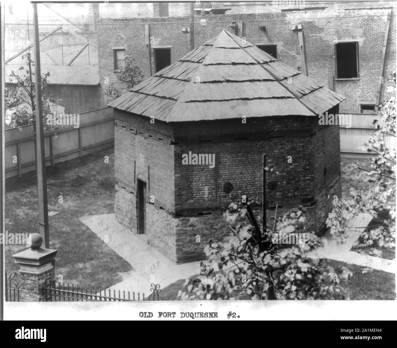 Old Fort Duquesne [i.e. Fort Pitt] Stock Photo - Alamy