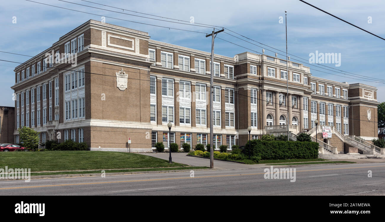 Old Huntington High School, a historic high-school building in ...