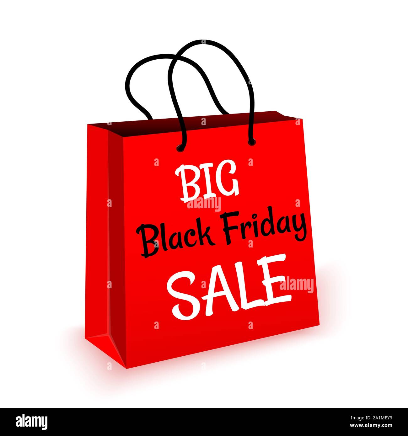 Black friday red gift Cut Out Stock Images & Pictures - Alamy