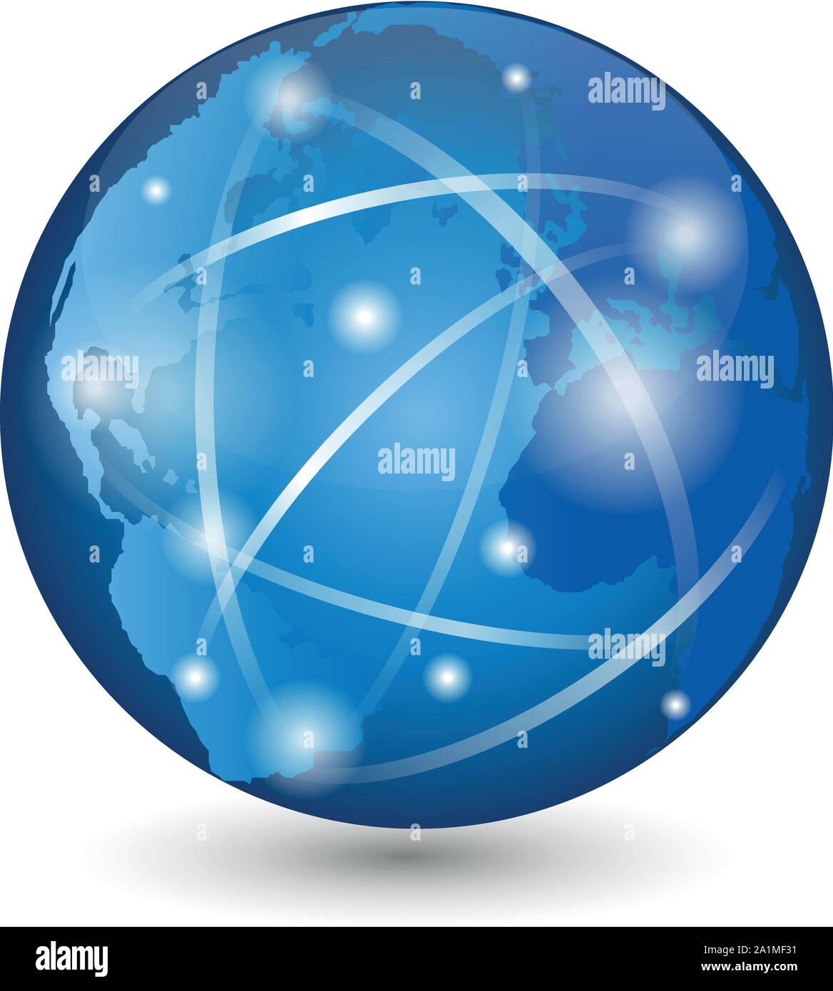 Globe europe icon hi-res stock photography and images - Alamy