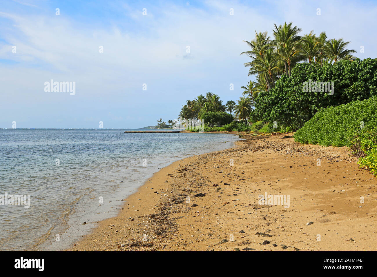 Maunalua Bay beach, Oahu, Hawaii Stock Photo - Alamy