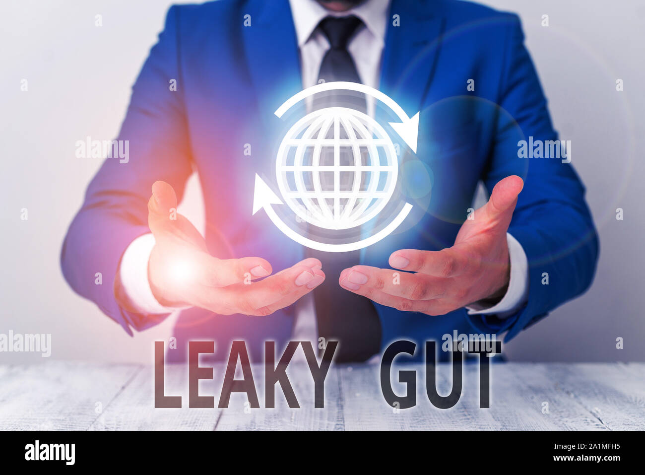 Text sign showing Leaky Gut. Business photo showcasing A condition in ... Text sign showing Leaky Gut. Business photo showcasing A condition in ...