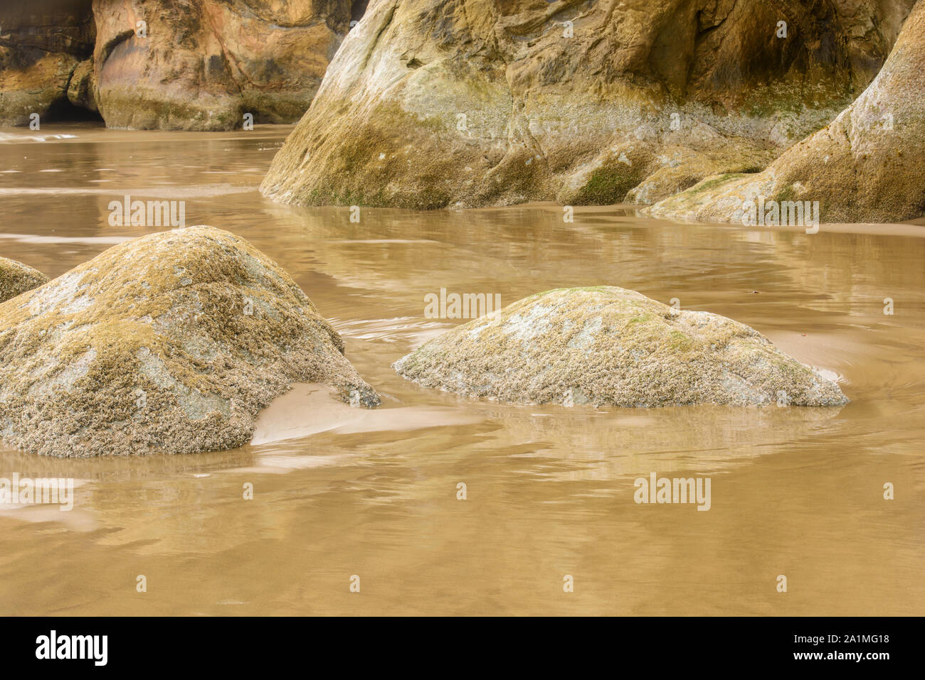 Coastal rocks, Hug Point State Scenic Area, Oregon, USA Stock Photo - Alamy