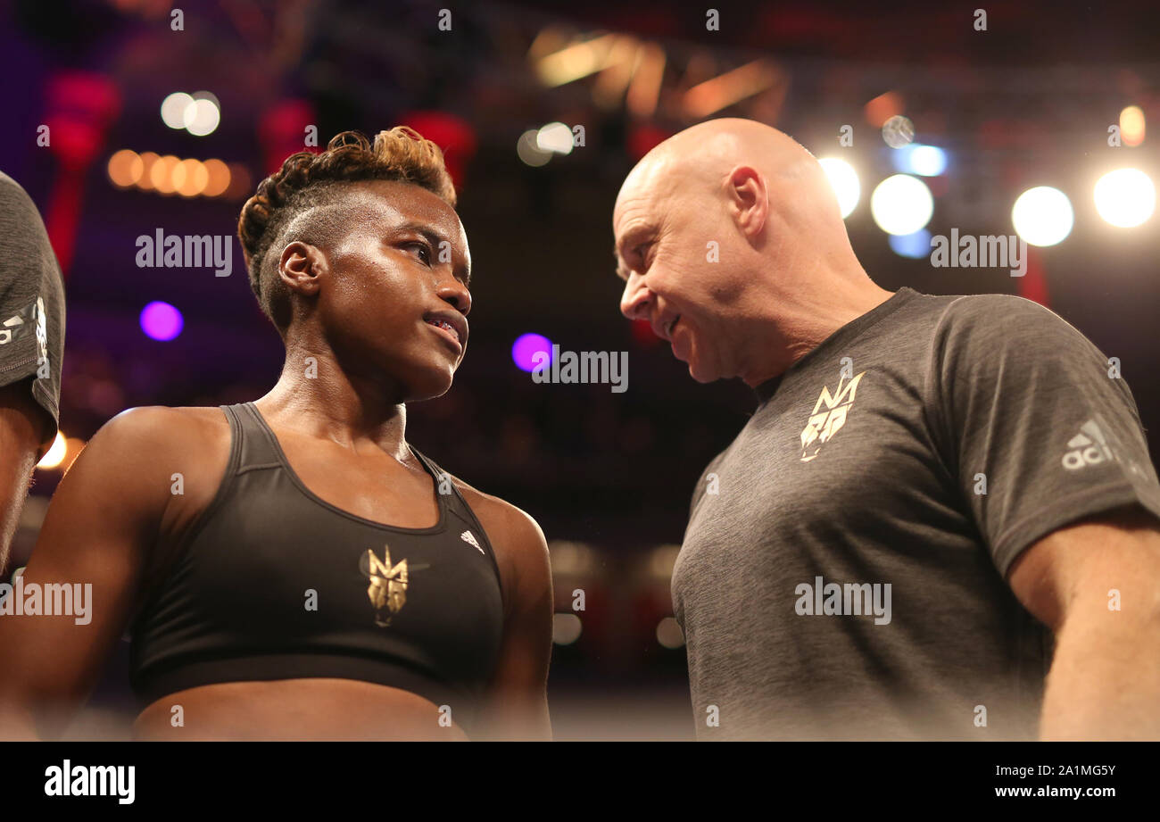 Nicola Adams (left) at the Royal Albert Hall, London Stock Photo - Alamy