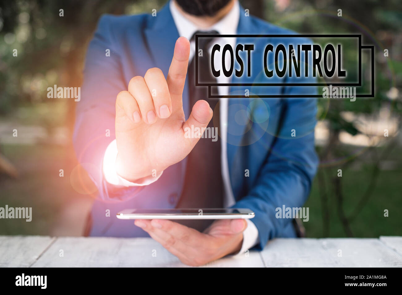 Handwriting text writing Cost Control. Conceptual photo practice of ...