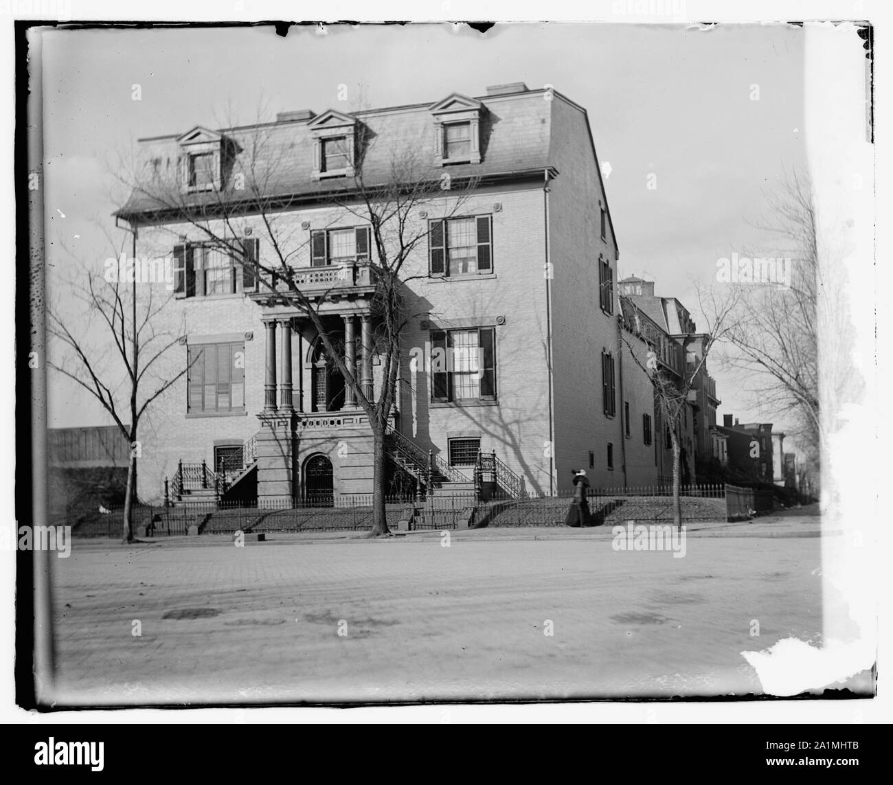 Street facade old house Cut Out Stock Images & Pictures - Alamy