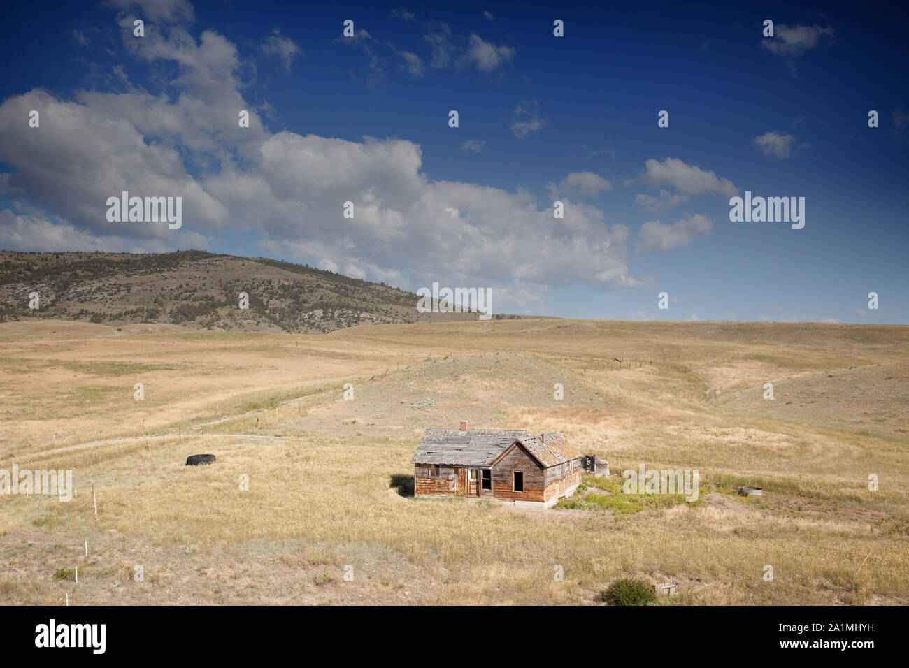 Old house, rural Montana Stock Photo - Alamy