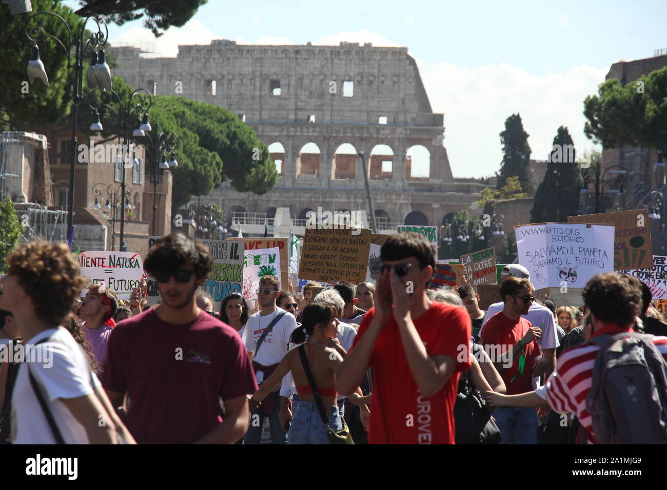 27 September 2019 Thousands of young protesters at the "Fridays for ...