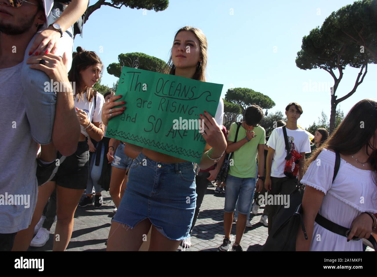 27 September 2019 Thousands of young protesters at the "Fridays for ...