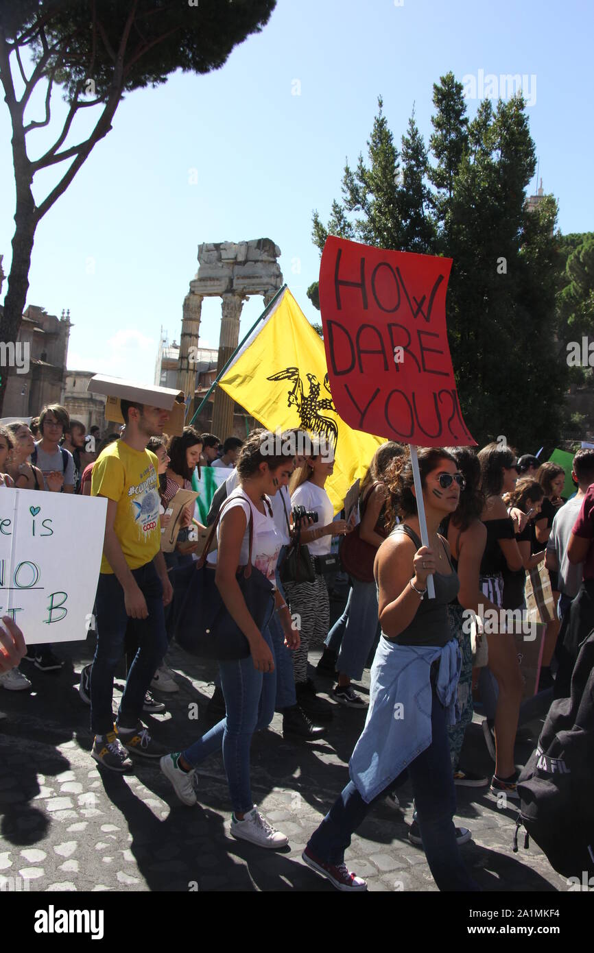 27 September 2019 Thousands of young protesters at the "Fridays for ...