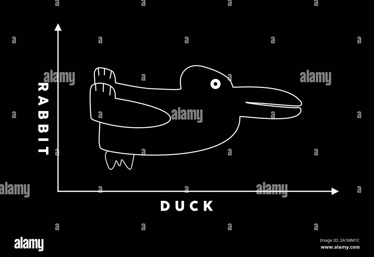 Duck rabbit illusion hi-res stock photography and images - Alamy