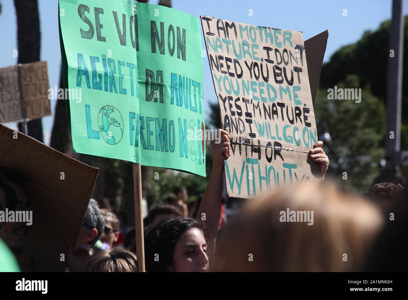 27 September 2019 Thousands of young protesters at the "Fridays for ...