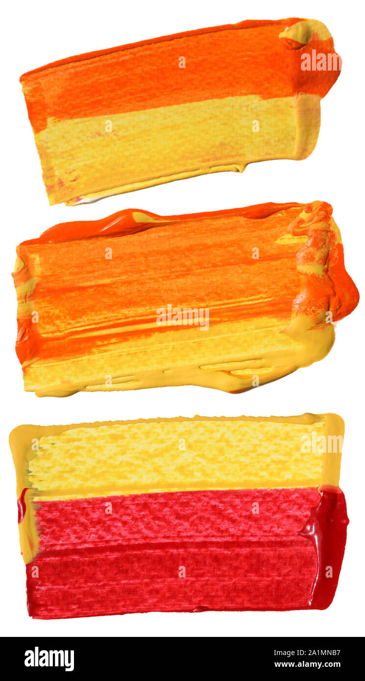 Artistic color brush work illustration Cut Out Stock Images & Pictures ...