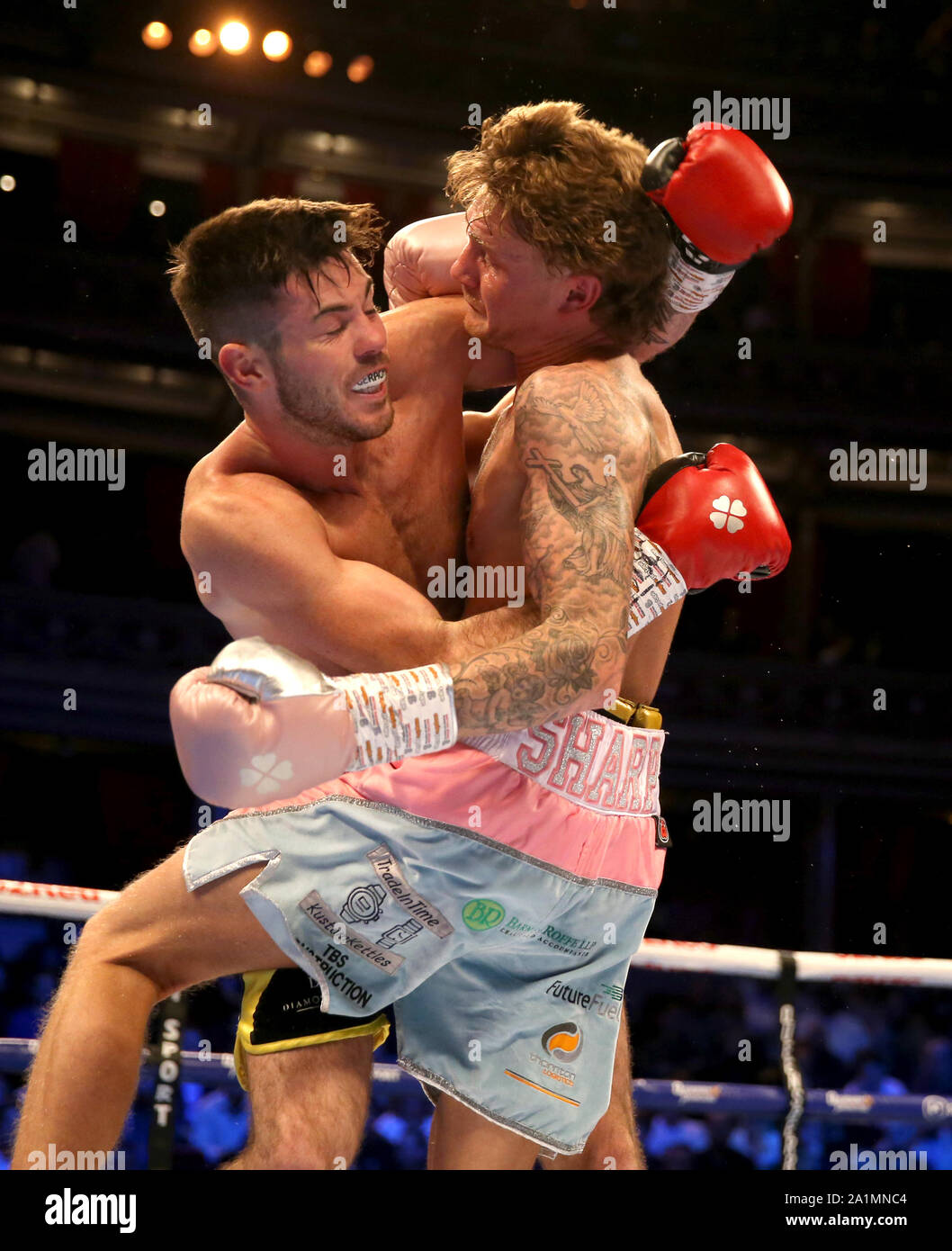 Wbo european super featherweight championship bout royal albert hall hi ...