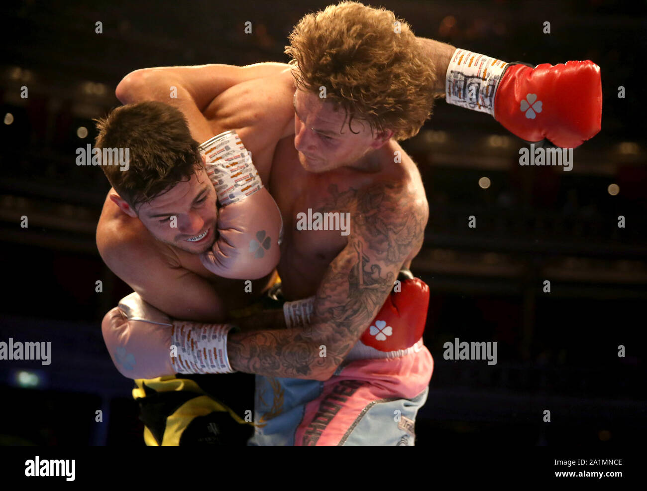 Wbo european super featherweight championship bout royal albert hall hi ...