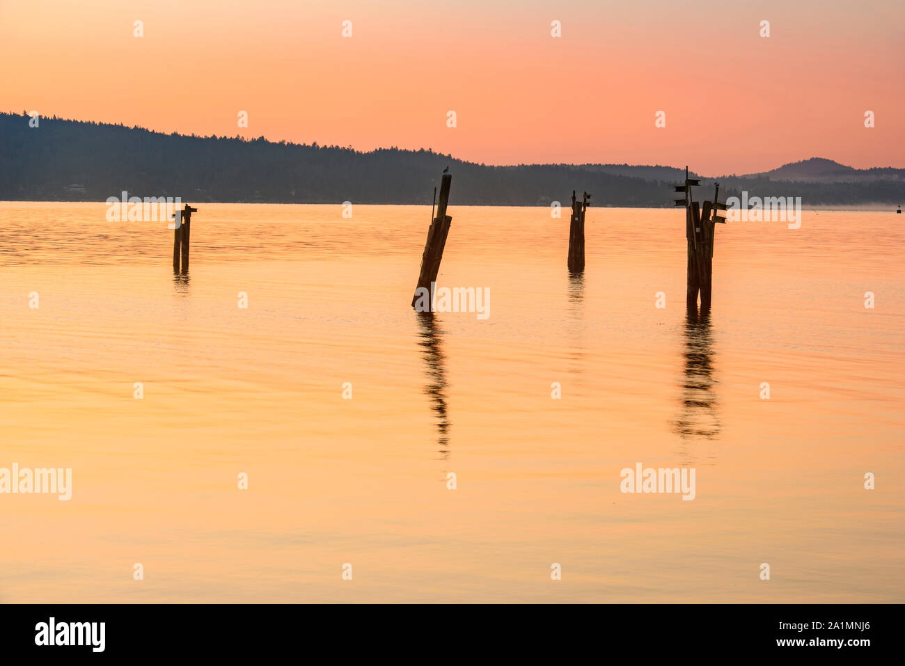 Mill Bay at dawn, Mill Bay, British Columbia, Canada Stock Photo - Alamy