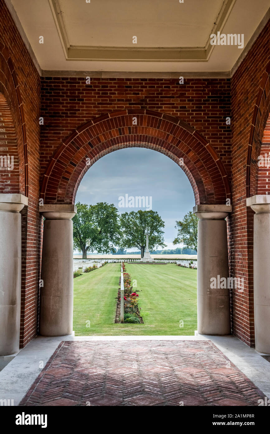 WWI London Cemetery at Longueval better known as High Wood one of ...