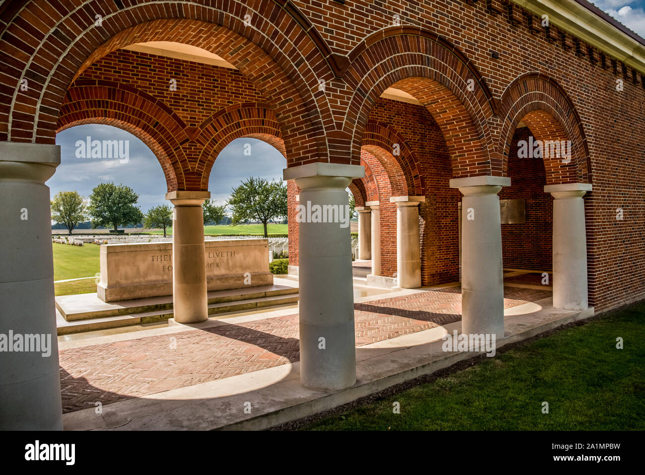 WWI London Cemetery at Longueval better known as High Wood one of ...