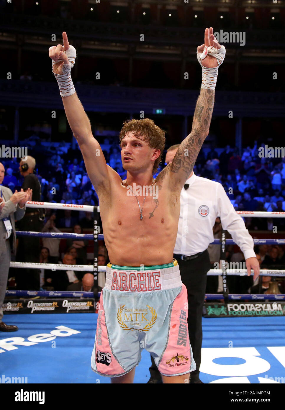 Wbo european super featherweight championship bout royal albert hall hi ...