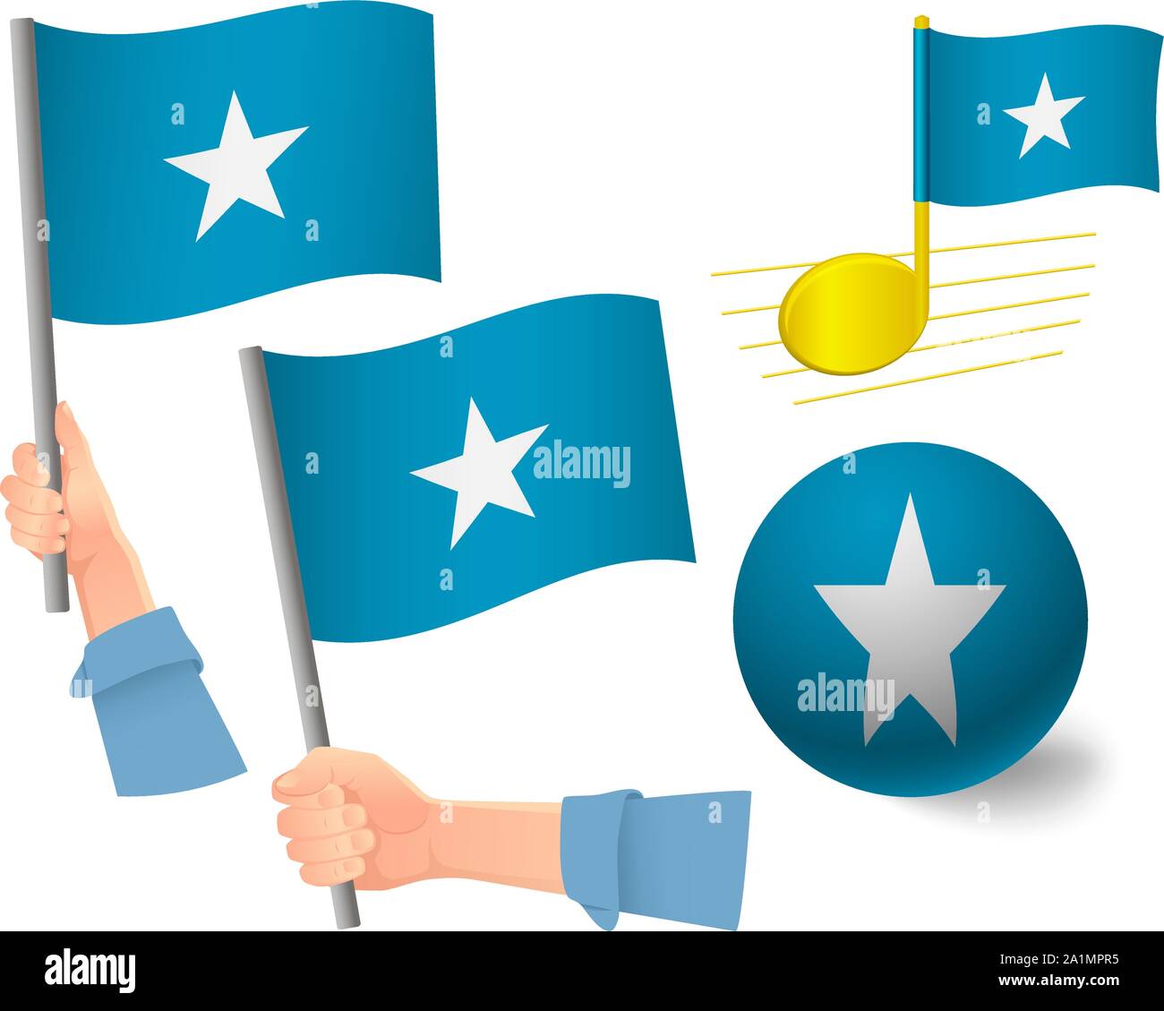 Solomon Islands flag icon set. National flag of Solomon Islands vector ...