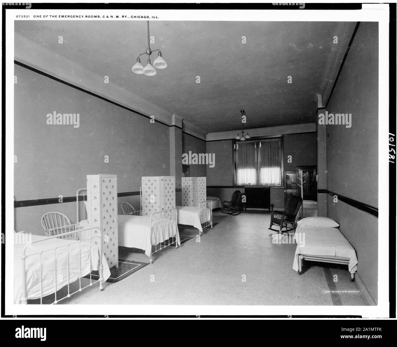 One of the emergency rooms, C. & N.W. Ry., Chicago, Ill Stock Photo - Alamy
