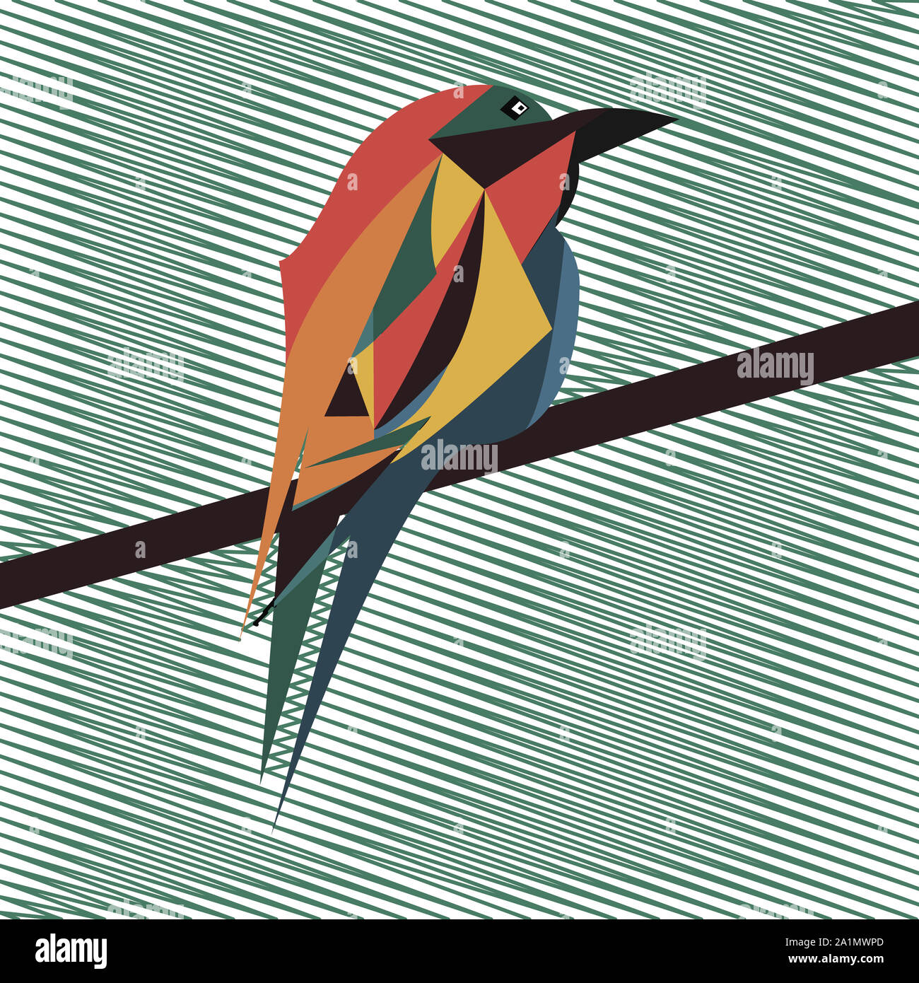 Cute bird vector cartoon illustration. Wild zoo animal icon. Adorable ...