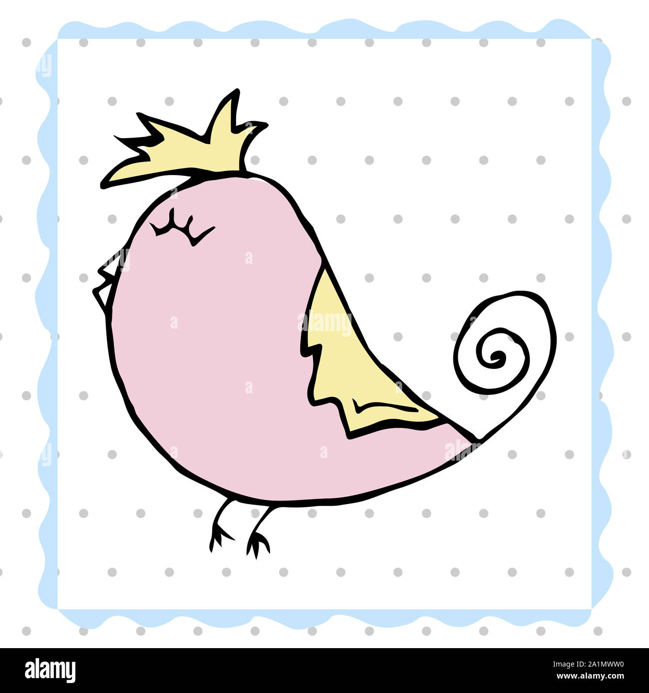 Colorful bird collection. Cute hand drawn bird doodles. Good for ...