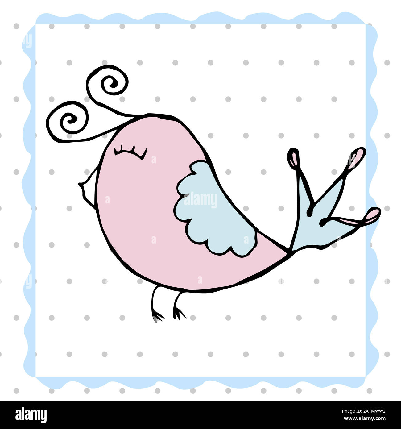 Colorful bird collection. Cute hand drawn bird doodles. Good for ...