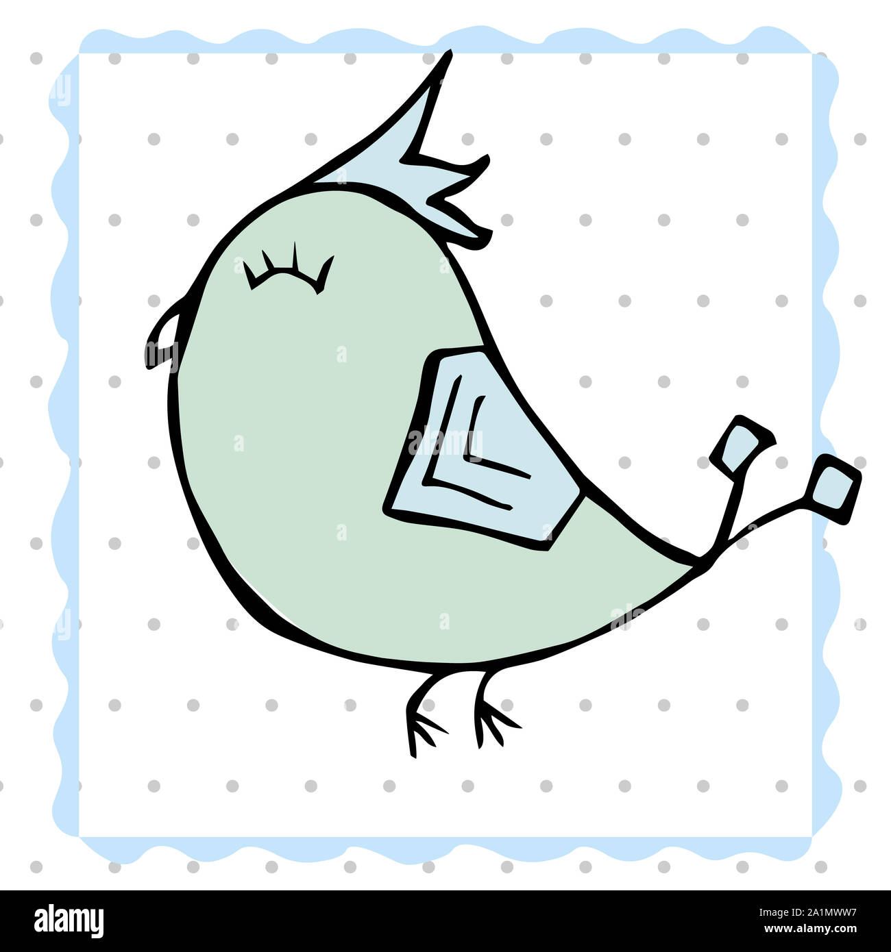 Colorful bird collection. Cute hand drawn bird doodles. Good for ...