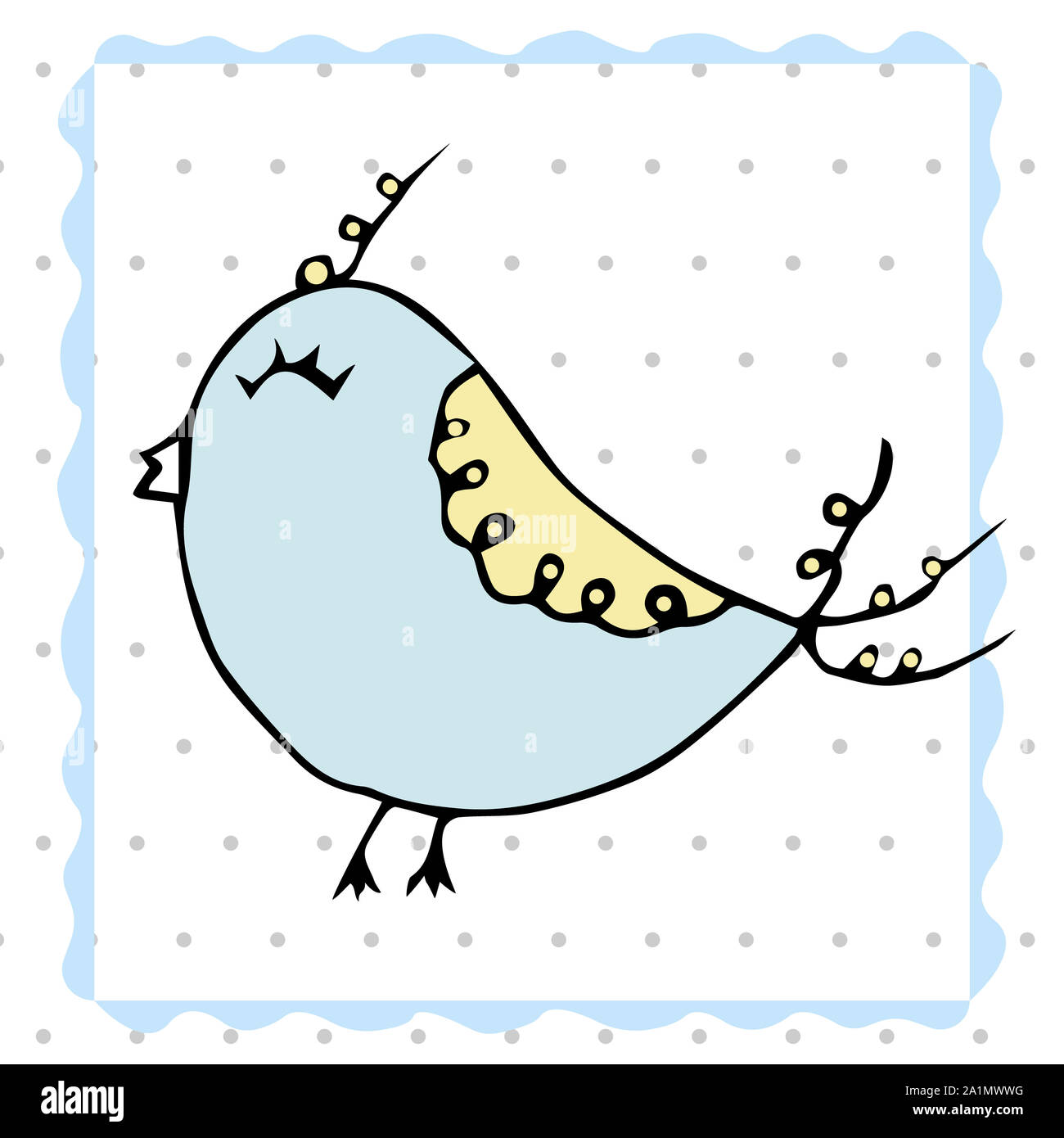 Colorful bird collection. Cute hand drawn bird doodles. Good for ...