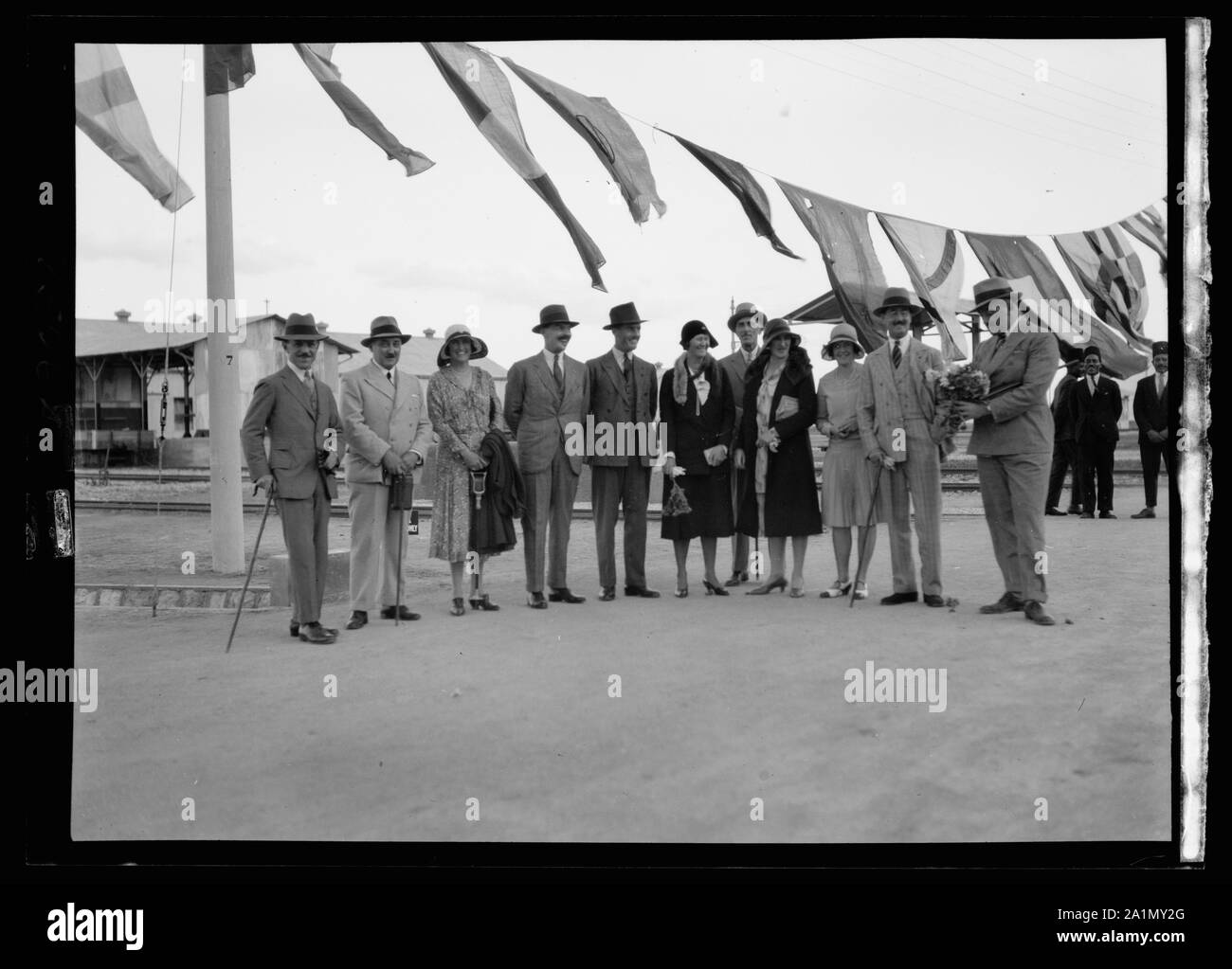 Shell oil opening in haifa Black and White Stock Photos & Images - Alamy