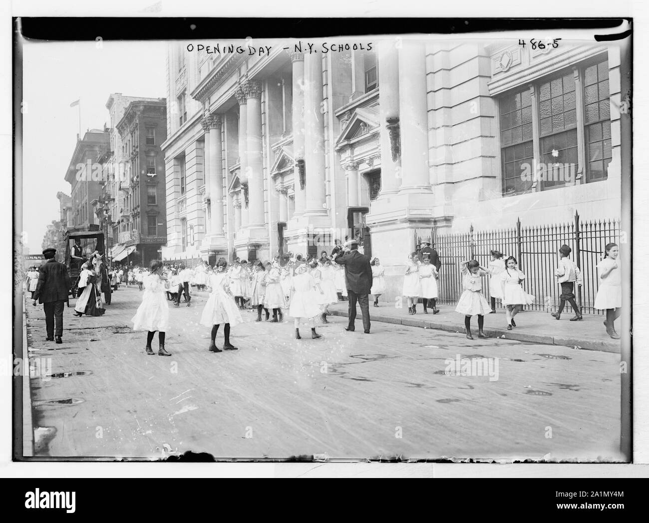 Opening day, N. Y. [New York] schools Stock Photo - Alamy