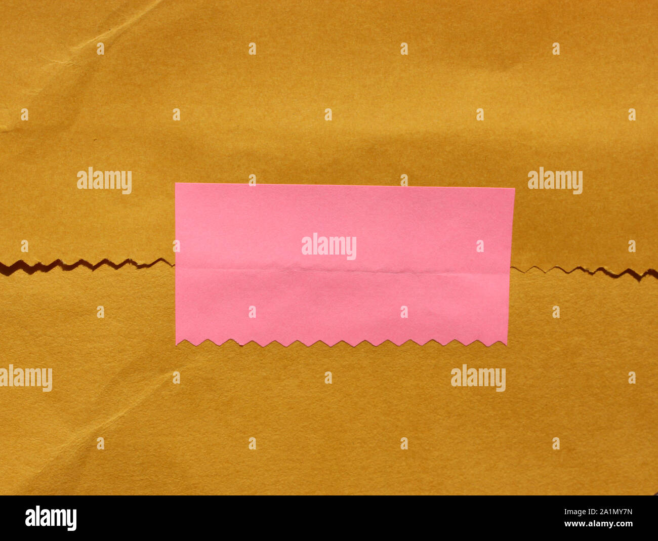 Various colored papers pasted on a flat layout Stock Photo - Alamy