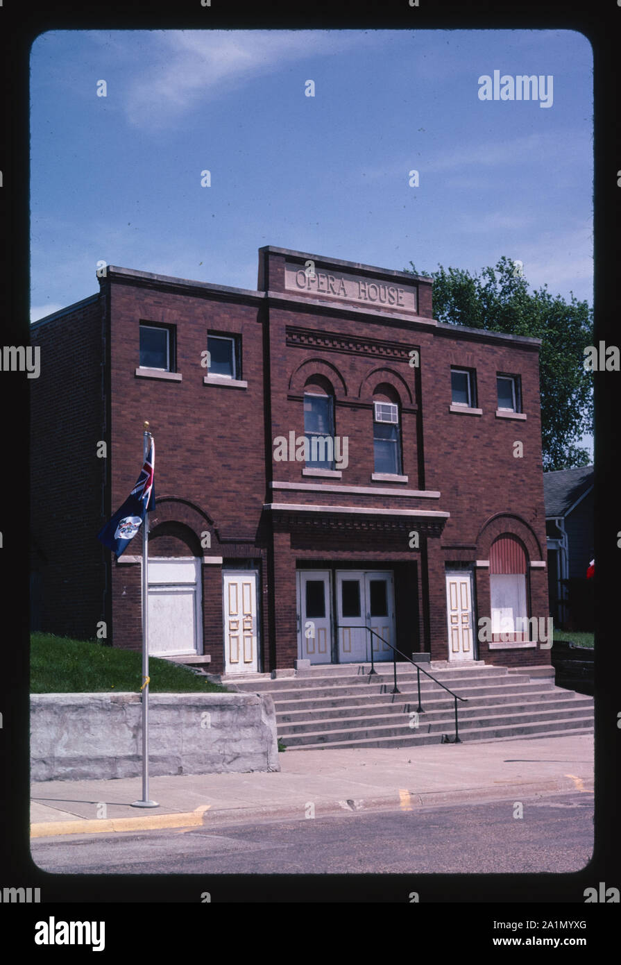 Opera House, Brooklyn, Iowa Stock Photo - Alamy