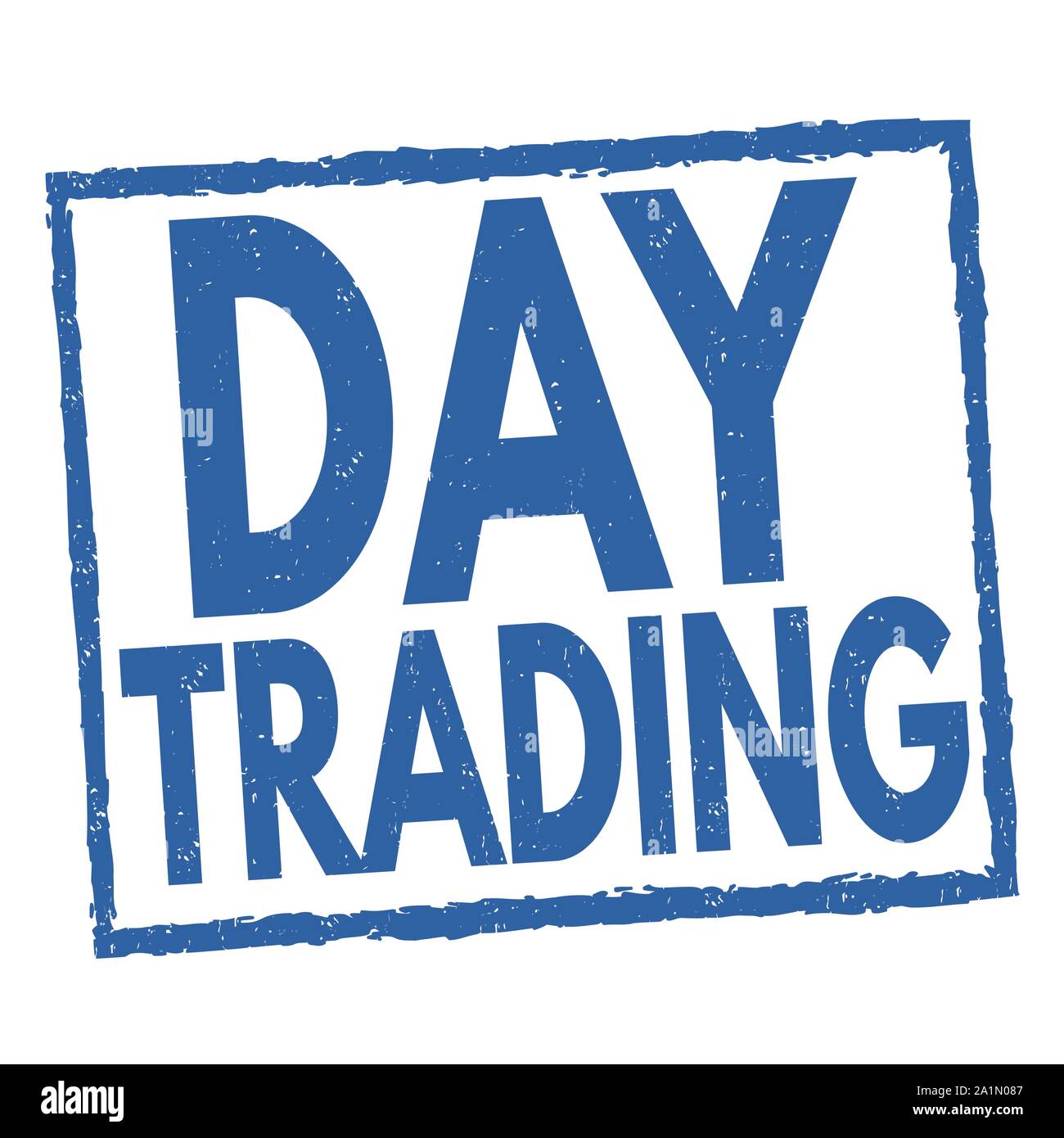 Day trading sign or stamp on white background, vector illustration ...