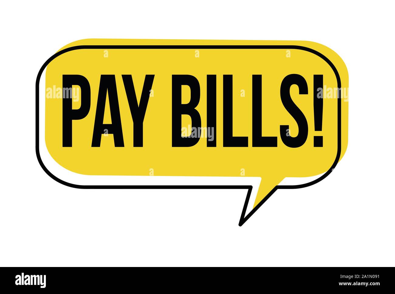 Pay text on paper Stock Vector Images - Alamy