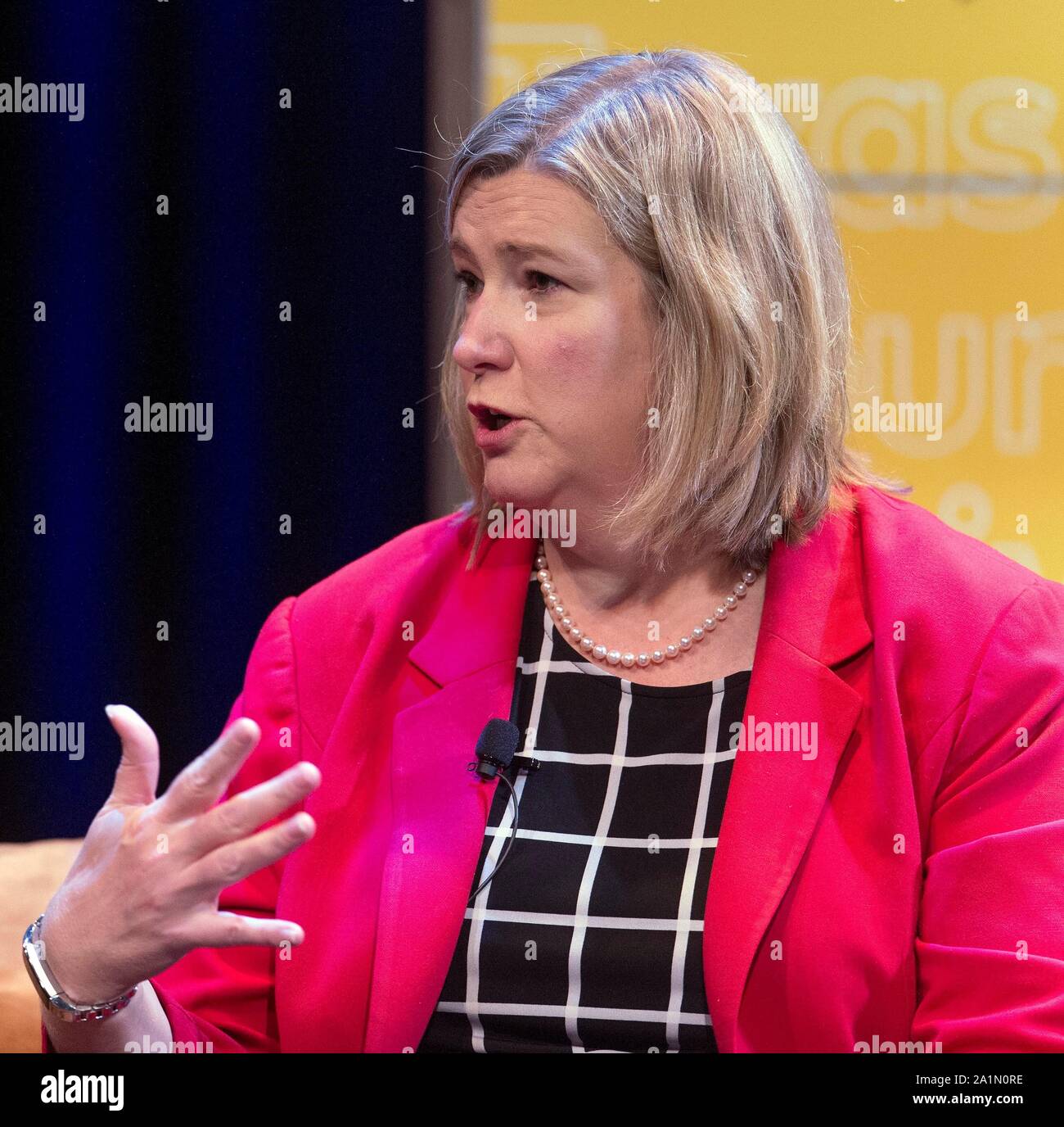 Austin, Texas, USA. 27th Sep, 2019. NAN WHALEY participates in a ...