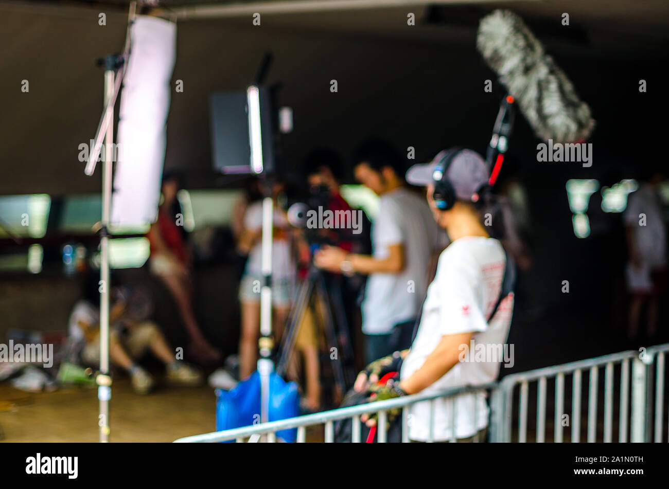 Blurred picture, background, movie film set Stock Photo - Alamy