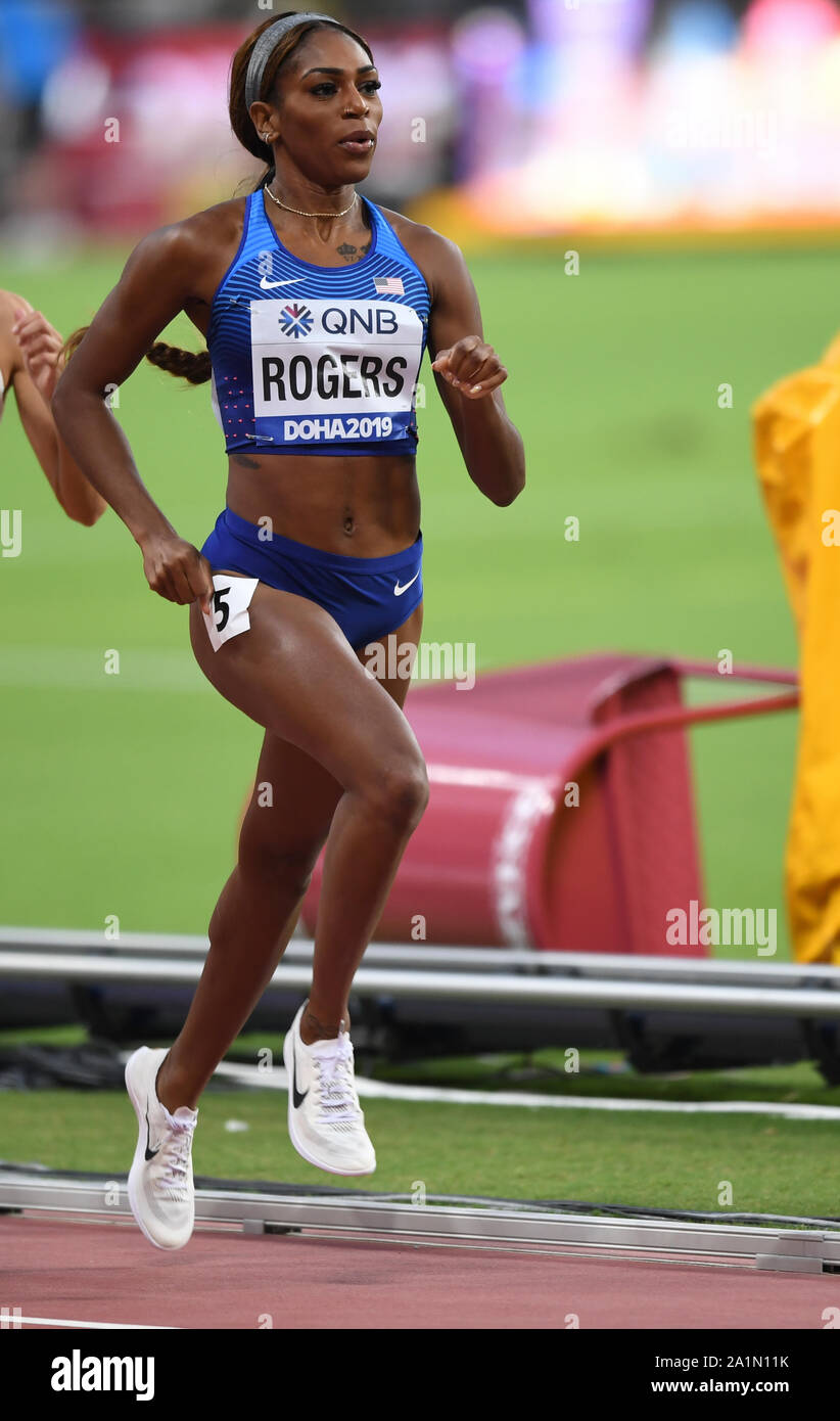 Raevyn Rogers (USA). 800 Metres Women, heats. IAAF World Athletics ...