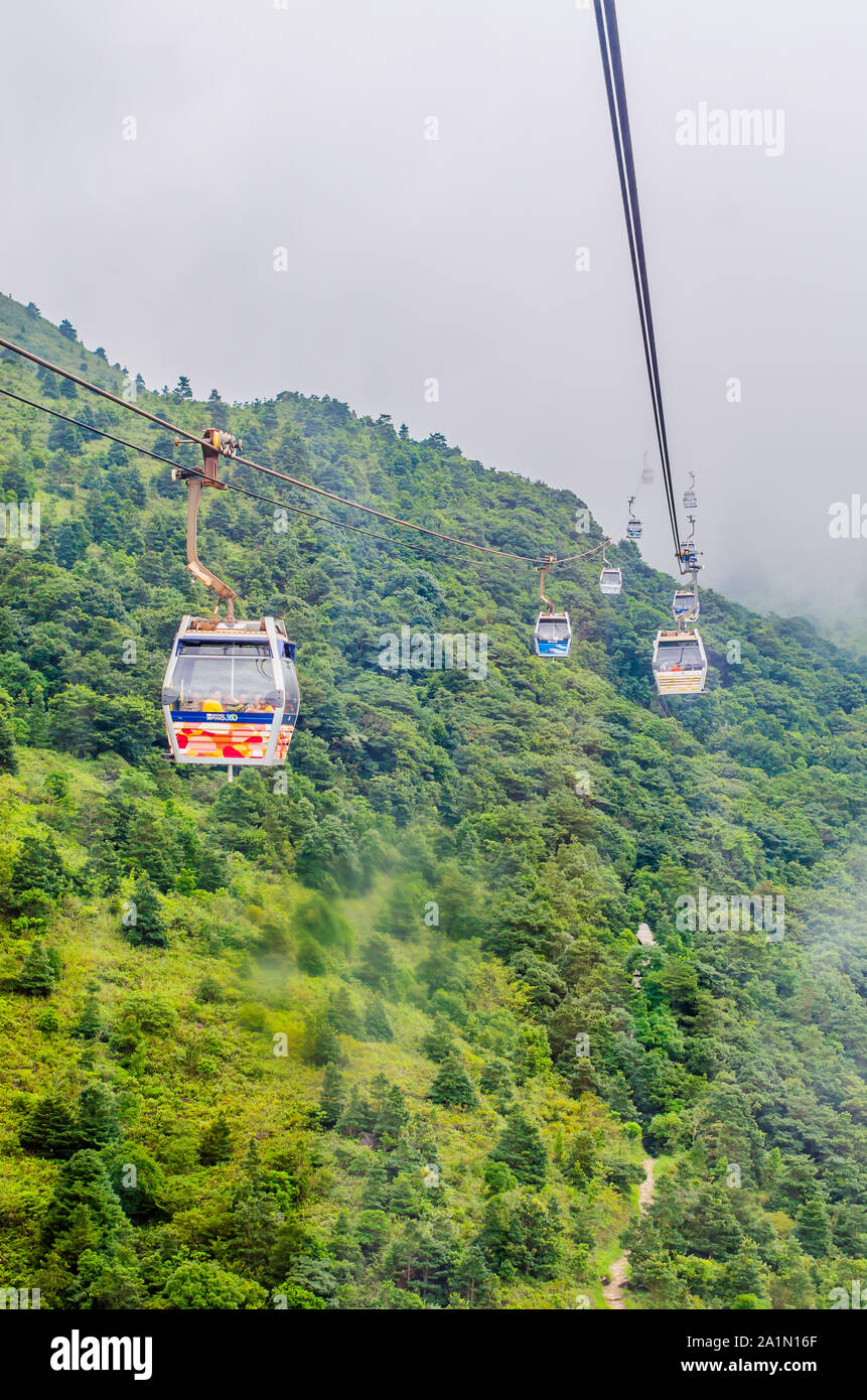 Hong Kong Cable Car at Ngong Ping Stock Photo - Alamy