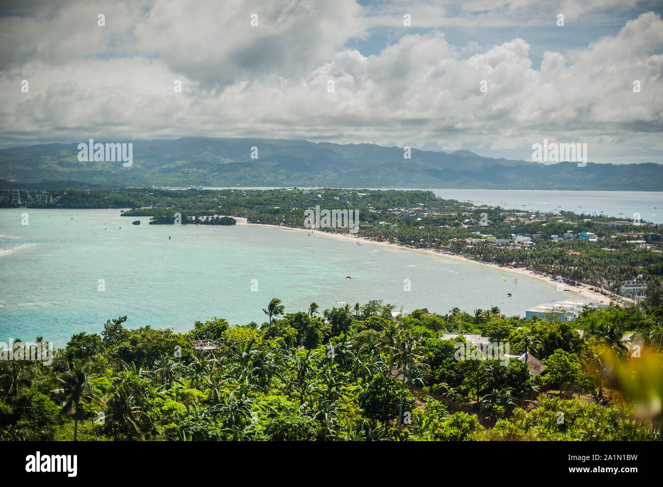 View of the island of Boracay Stock Photo - Alamy