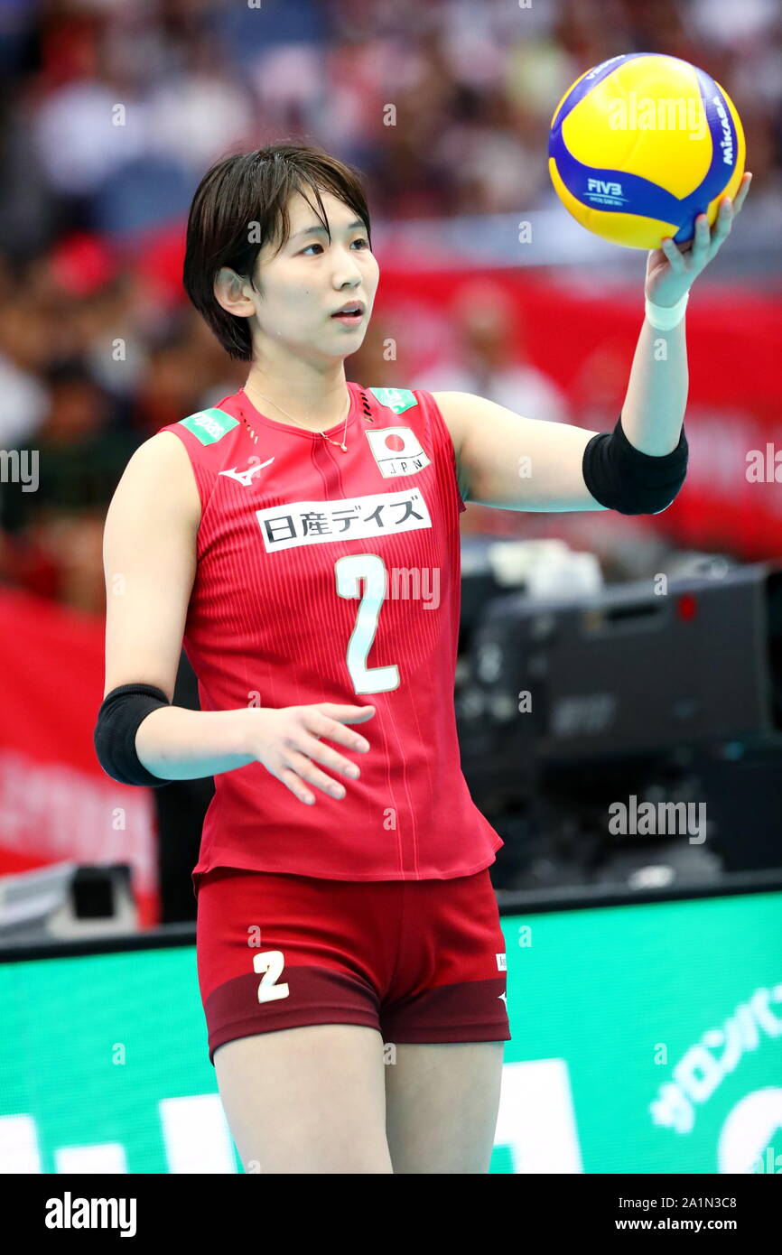 Osaka, Japan. 27th Sep, 2019. ?Sarina Koga (JPN) Volleyball : 2019 FIVB Volleyball Women's World ...