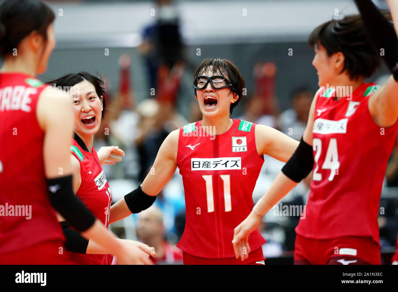 Osaka, Japan. 27th Sep, 2019. Yurie Nabeya (JPN) Volleyball : 2019 FIVB ...
