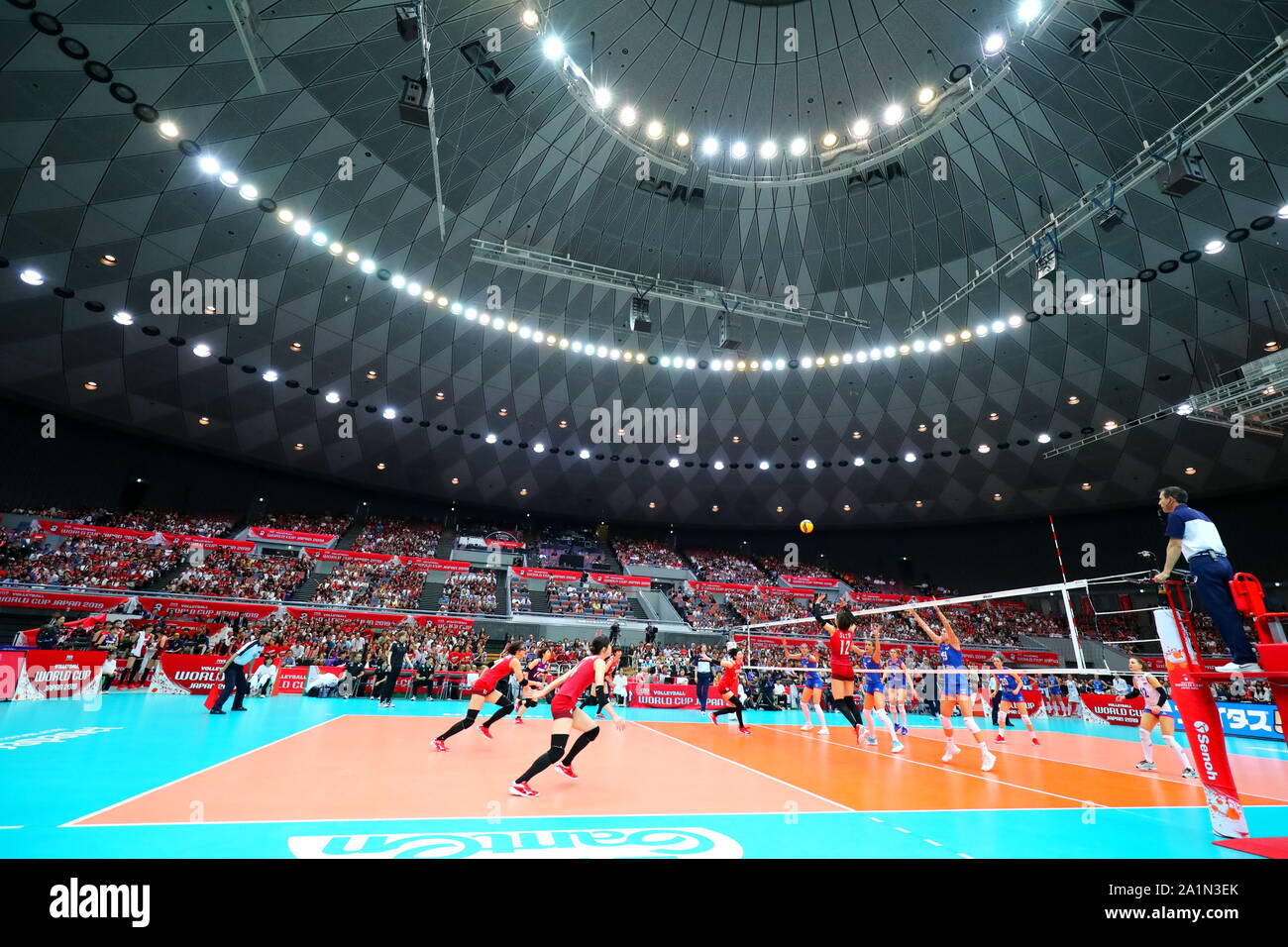 Osaka, Japan. 27th Sep, 2019. General view Volleyball : 2019 FIVB ...