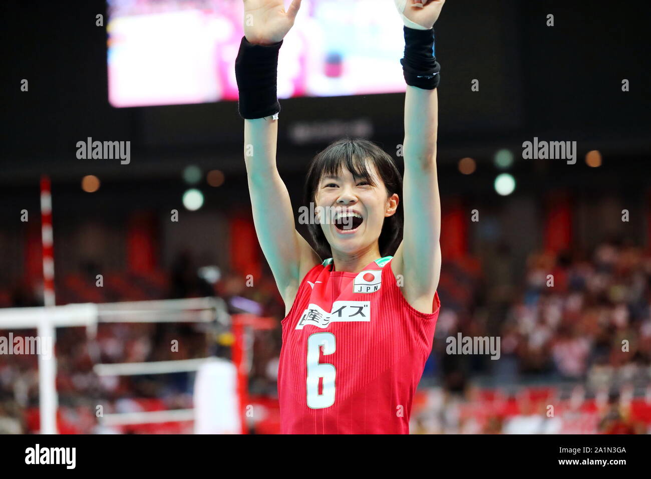 Osaka, Japan. 27th Sep, 2019. Haruka Miyashita (JPN) Volleyball : 2019 ...