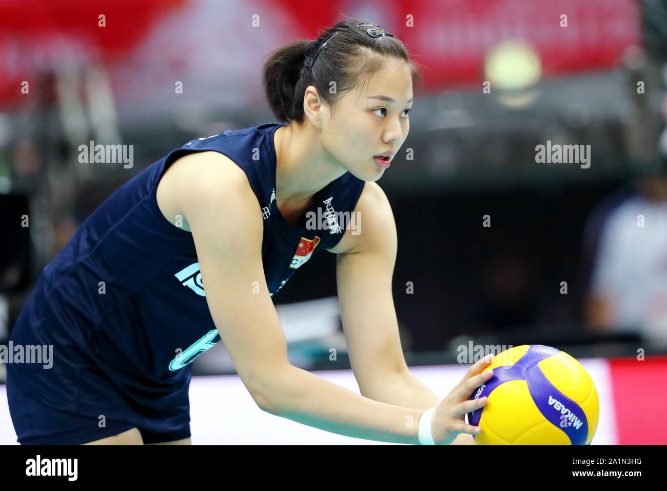Osaka, Japan. 27th Sep, 2019. Xiangyu Gong (CHN) Volleyball : 2019 FIVB ...