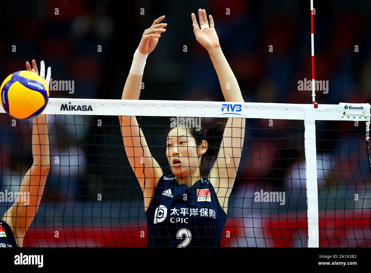 Osaka, Japan. 27th Sep, 2019. Ting Zhu (CHN) Volleyball : 2019 FIVB ...