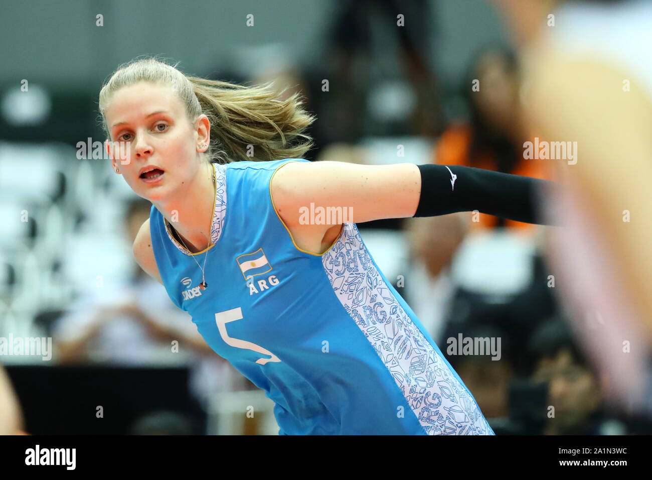 Osaka, Japan. 27th Sep, 2019. Lucia Fresco (ARG) Volleyball : 2019 FIVB ...