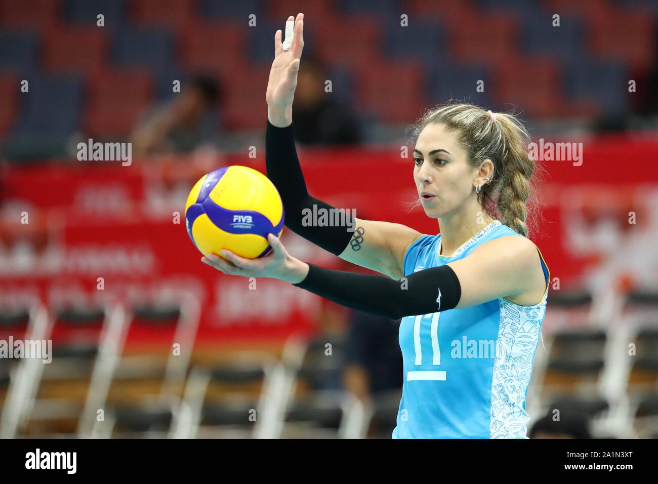 Osaka, Japan. 27th Sep, 2019. Julieta Lazcano (ARG) Volleyball : 2019 ...